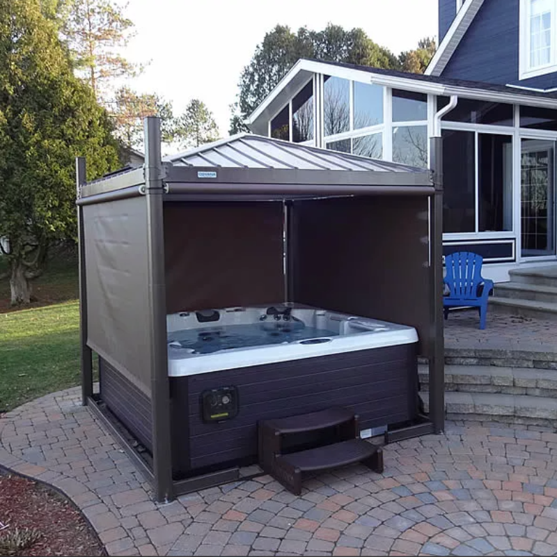 Covana Oasis | Luxe Jacuzzi Overkapping Elektrisch– COSY VIBES