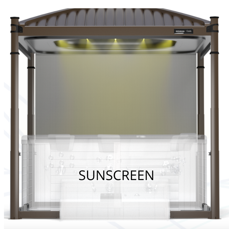 Covana Oasis | Luxe Jacuzzi Overkapping Elektrisch– COSY VIBES